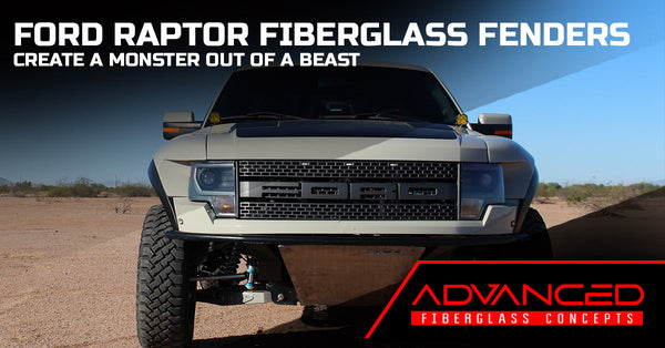 Ford Raptor Fiberglass Fenders Create a Monster Out Of A Beast - ADV ...